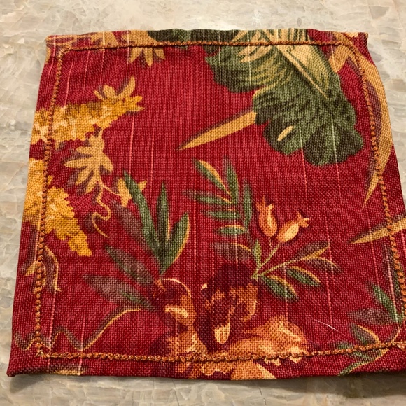 Dining | Set Of 4 Cloth Napkins Tropical | Poshmark
